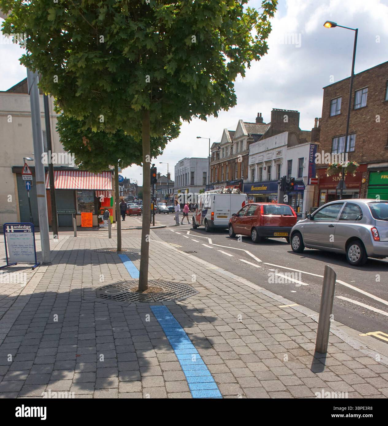 An old street scene of the High Street at Penge, South London, southern ...