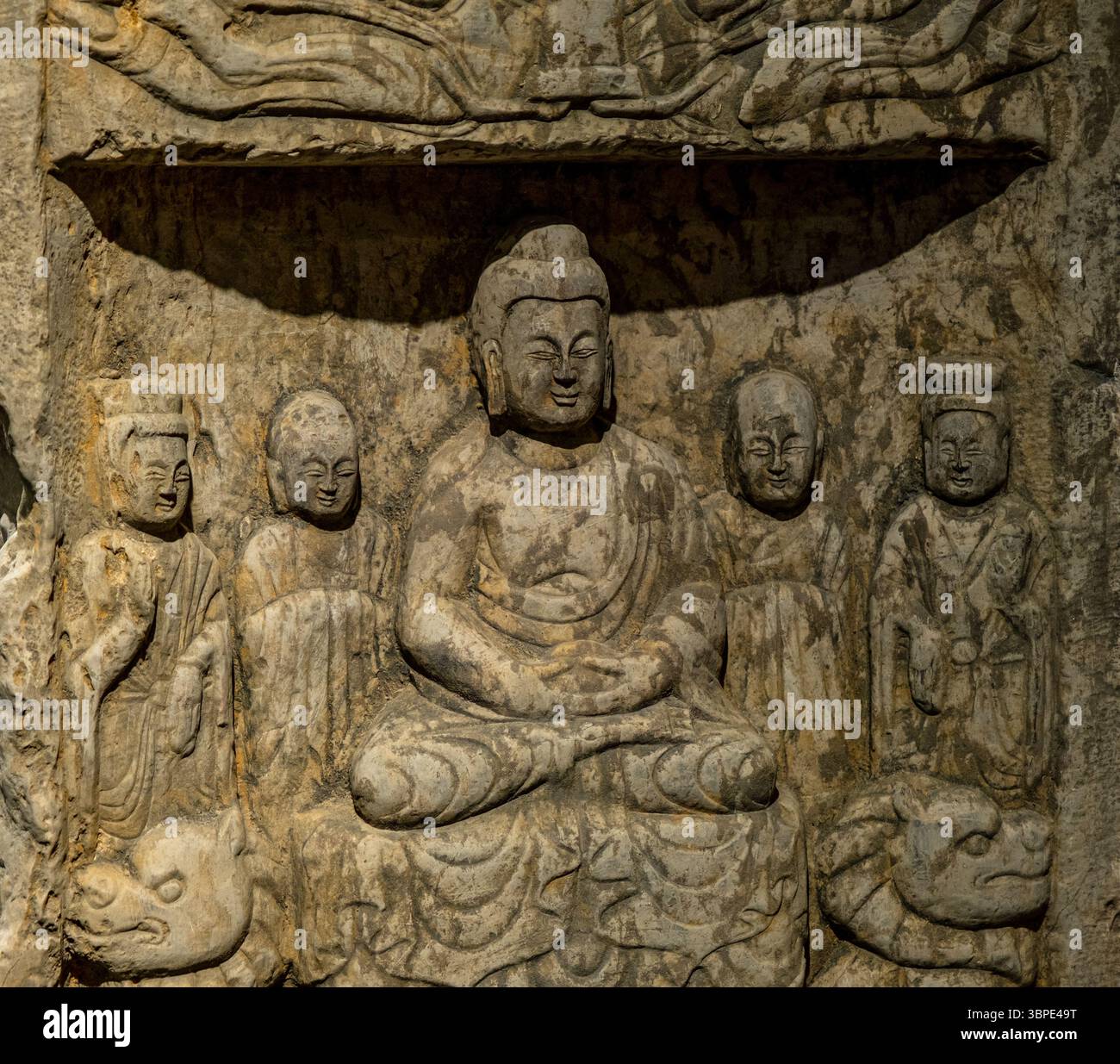 Shanghai, China - May 01 2025. Medieval Chinese Buddhist iconography ...