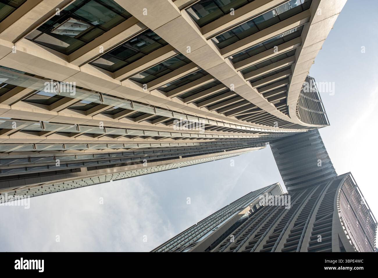 Chongqing, China - May 01, 2025.Modern commercial and business building ...