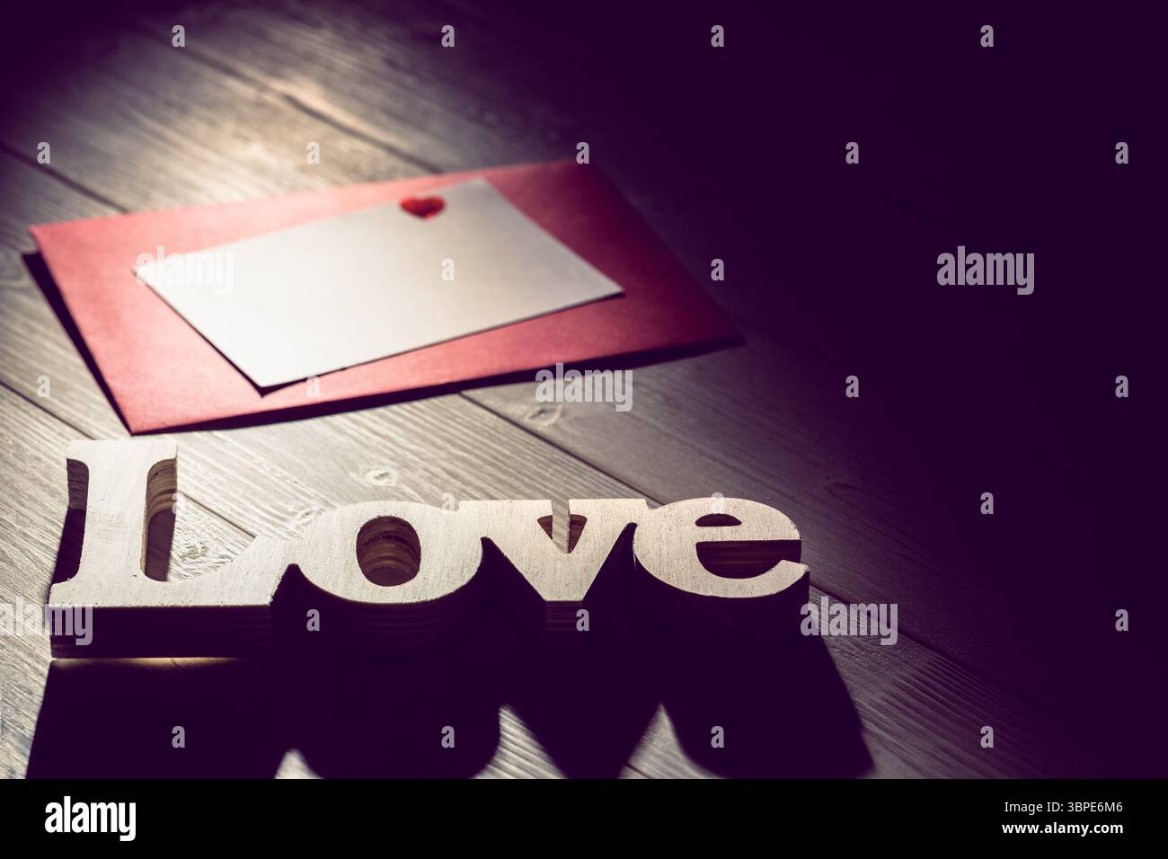 Love letter concept envelope hi-res stock photography and images - Alamy