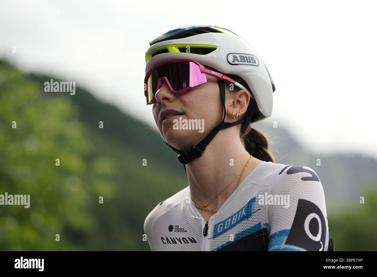 Movistar Team's Lippert Liane during the 3rd stage of the Giro d'Italia ...