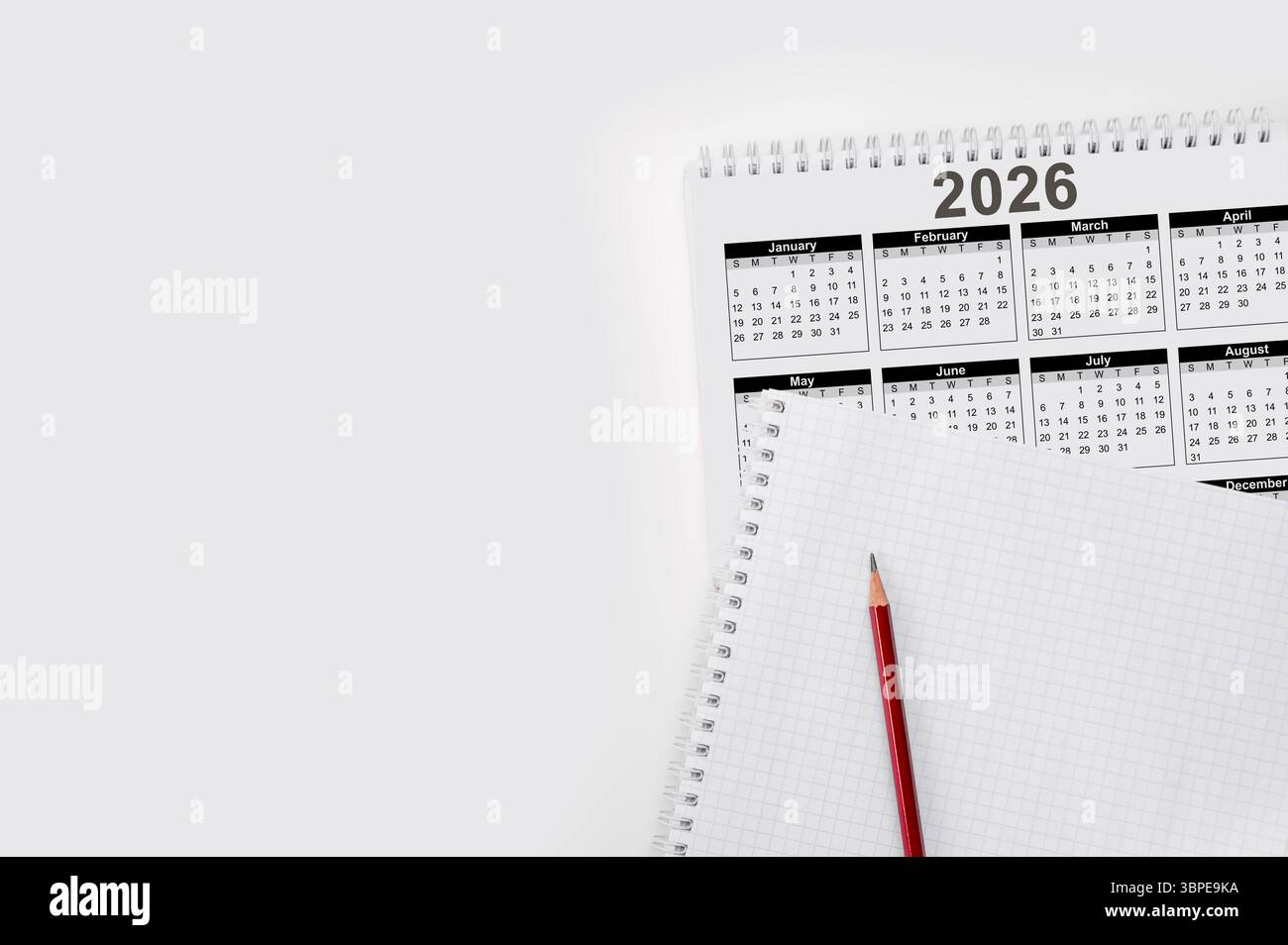 Calender 2026 hi-res stock photography and images - Alamy