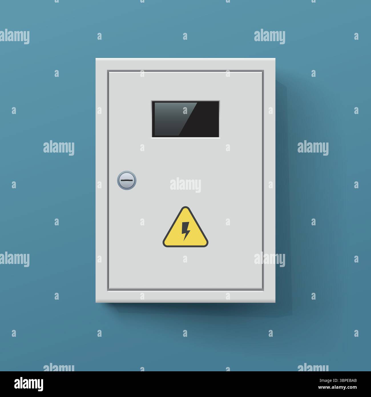 Electricity distribution panel box sign hi-res stock photography and ...