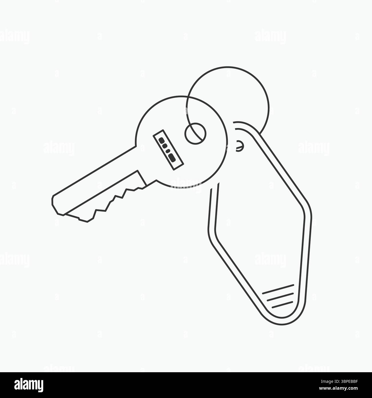 Flat keychain icon Cut Out Stock Images & Pictures - Alamy