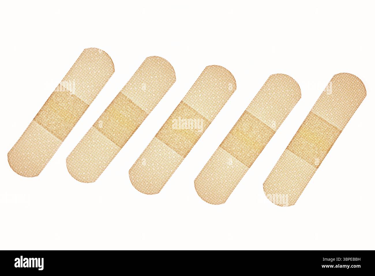 Medical sticking plaster on Cut Out Stock Images & Pictures - Alamy