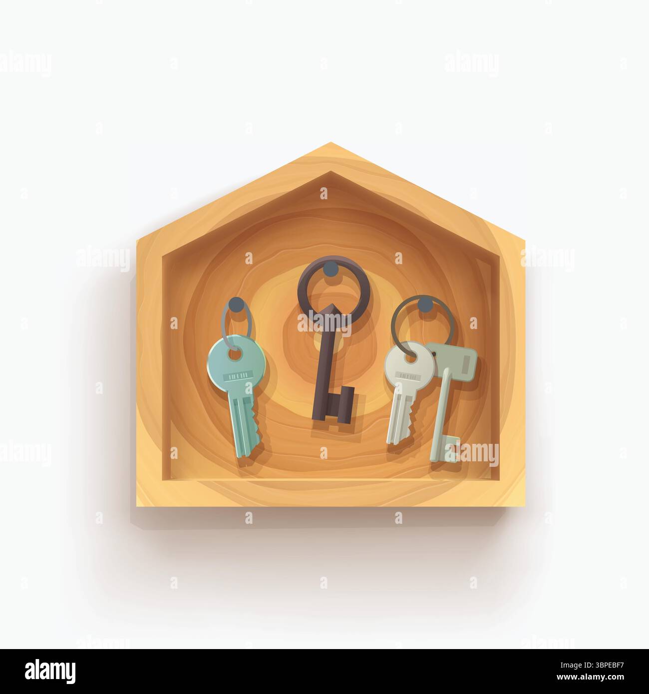 Brass wooden door Cut Out Stock Images & Pictures - Alamy