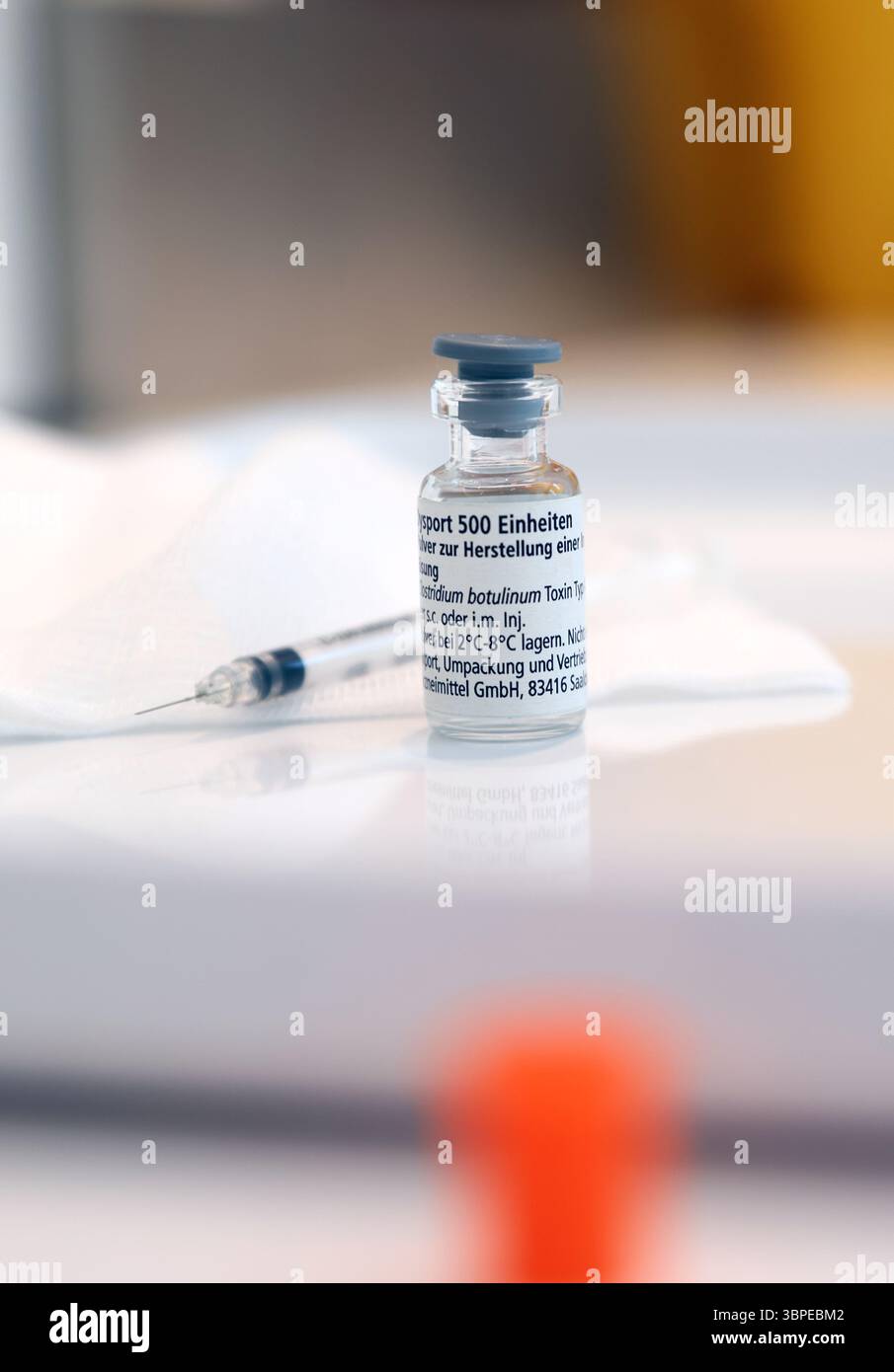 Munich, Germany. 12th June, 2025. A vial of Clostridium botulinum ...