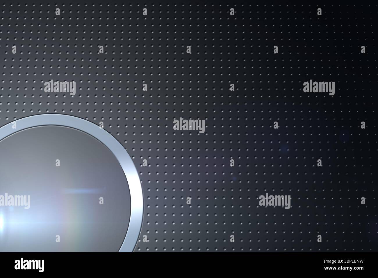 Grey dot on technical background with pixels Stock Photo - Alamy