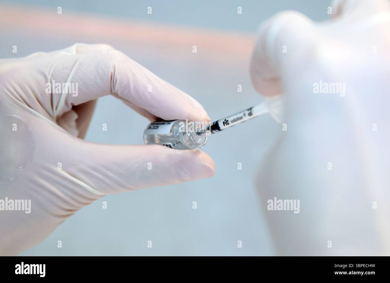 Munich, Germany. 12th June, 2025. Dr. Caroline Kim, draws up ...