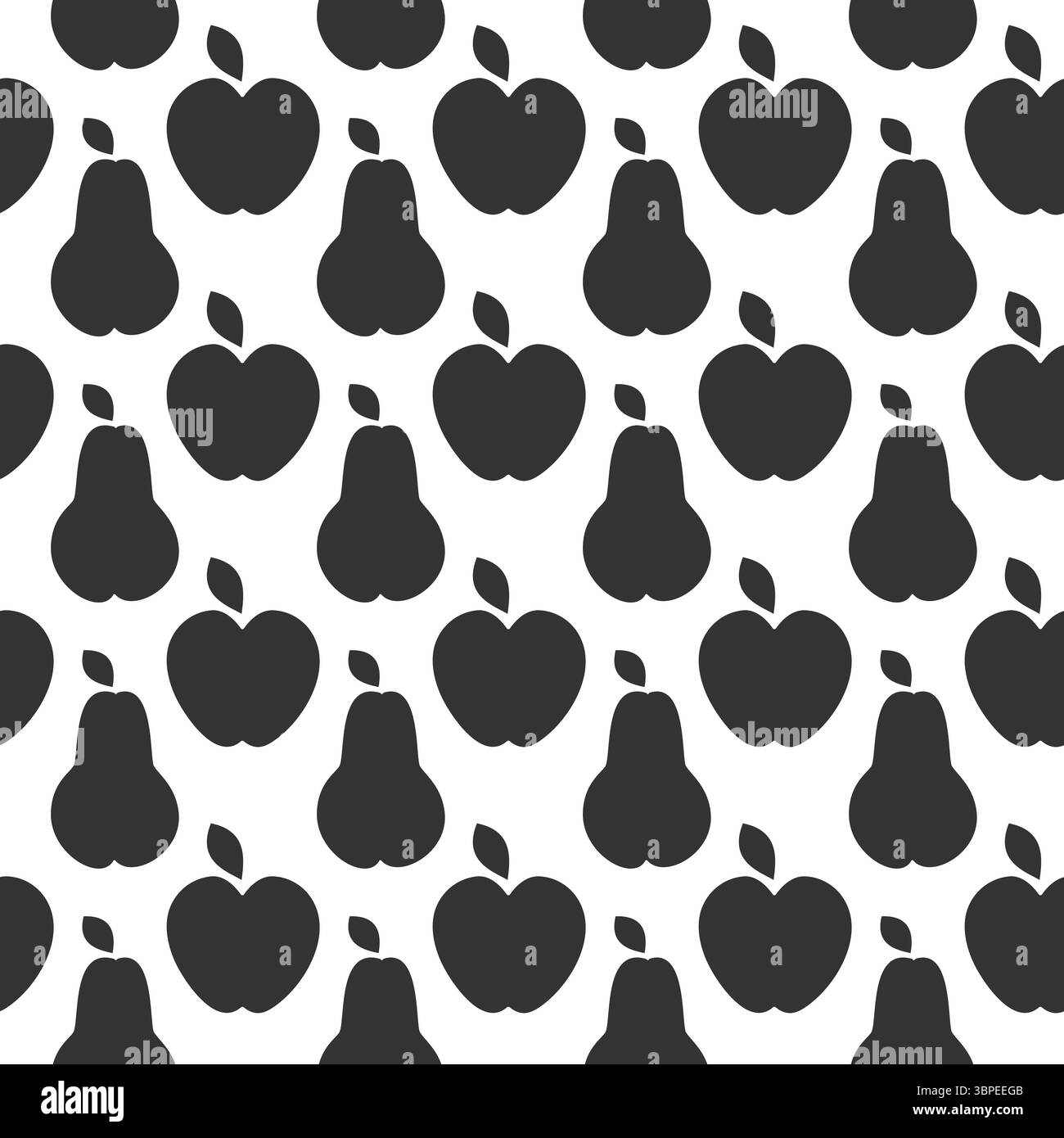 Apple leaflet Black and White Stock Photos & Images - Alamy