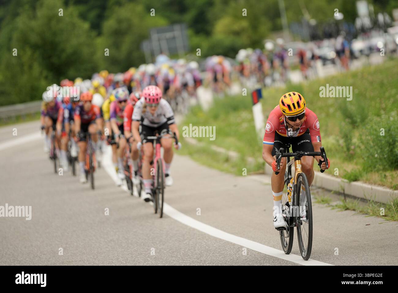 Uno-X MobilityÕs Koster Anouska during the 3rd stage of the Giro ...