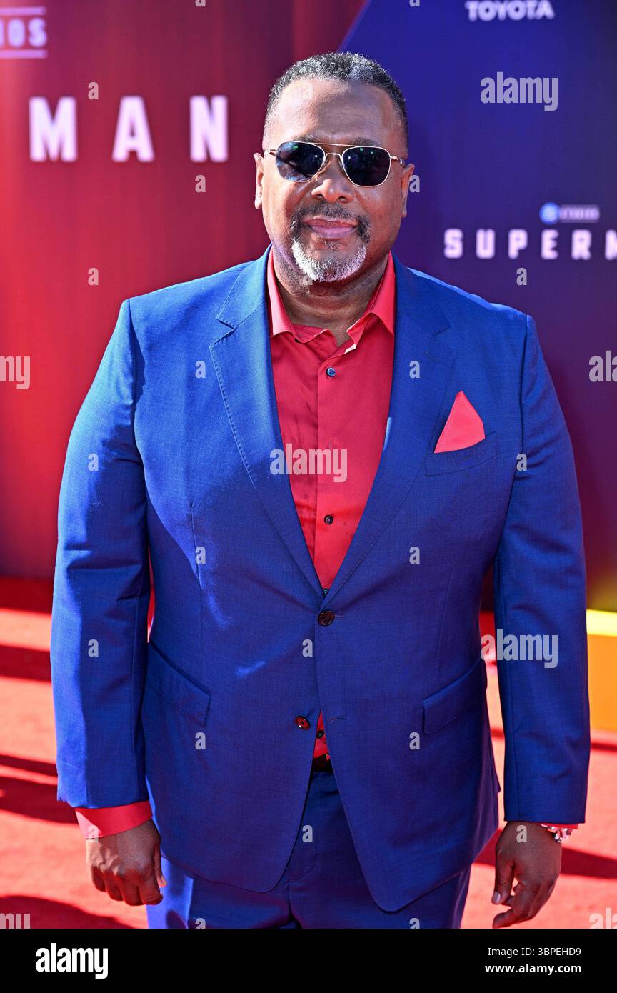 Wendell Pierce bei der Weltpremiere des Kinofilms Superman im TCL ...
