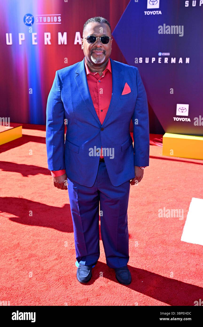 Wendell Pierce bei der Weltpremiere des Kinofilms Superman im TCL ...