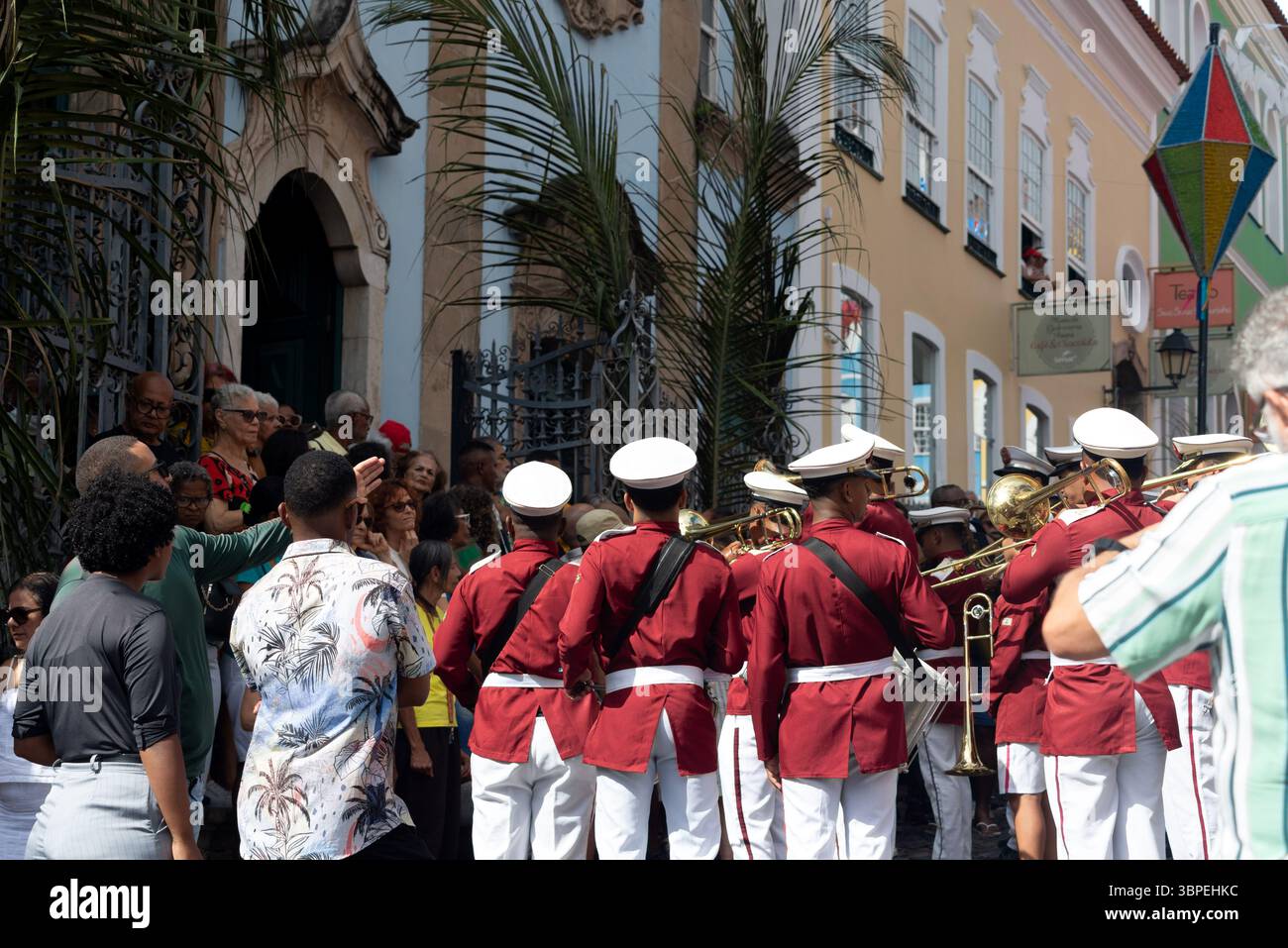Salvador, Bahia, Brazil - July 02, 2025: Public school students are ...