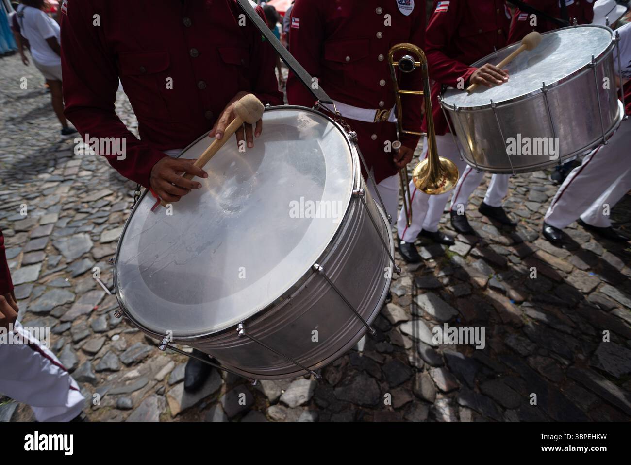 Salvador, Bahia, Brazil - July 02, 2025: Public school students are ...