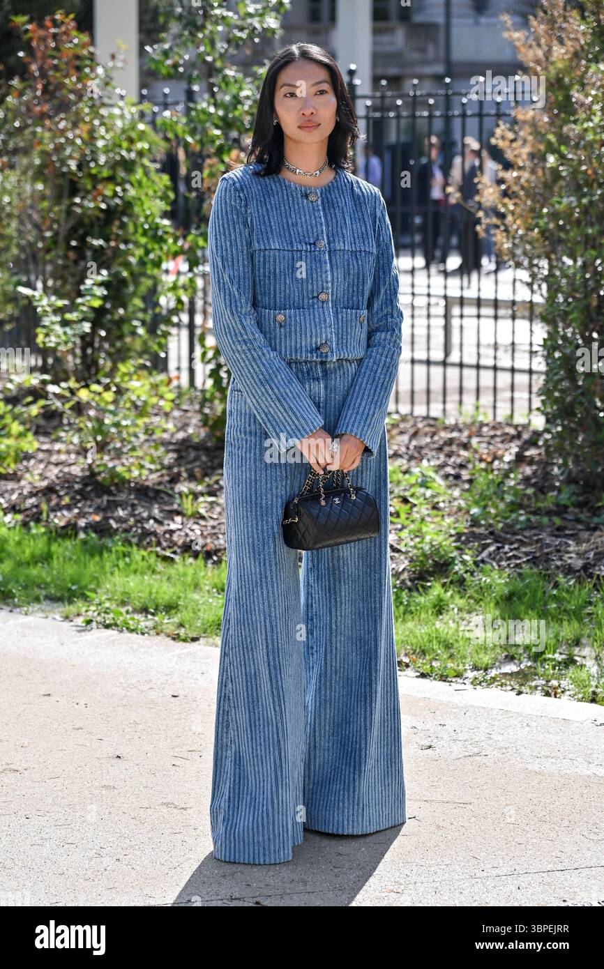 Paris, France. 08th July, 2025. Constance Tsang arriving at the Chanel ...
