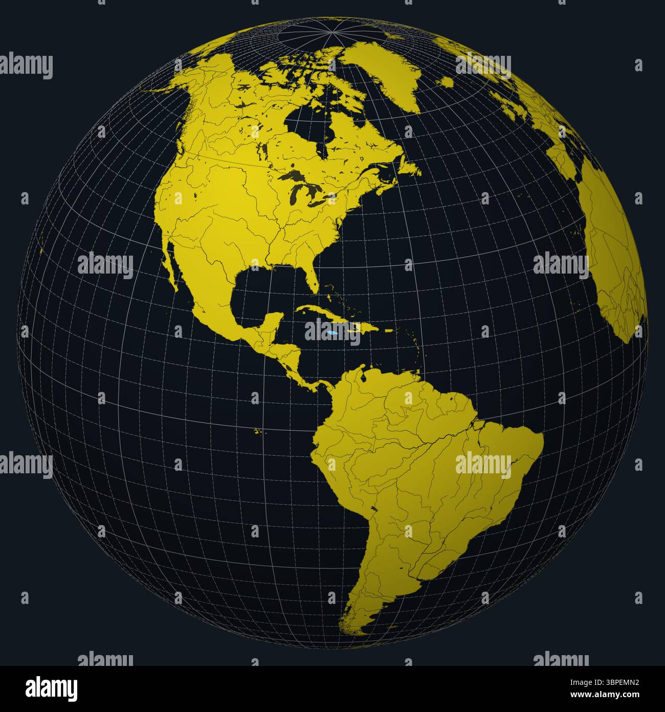 Jamaican island map hi-res stock photography and images - Alamy