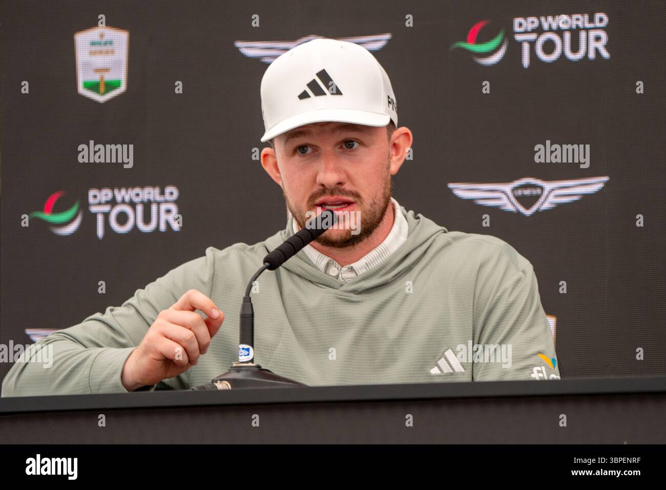 Scotland's Connor Syme during a press conference on the first preview ...