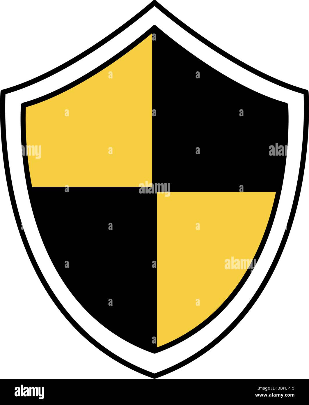 Security Shield, Crime Prevention and Home Security Icons, Vector ...