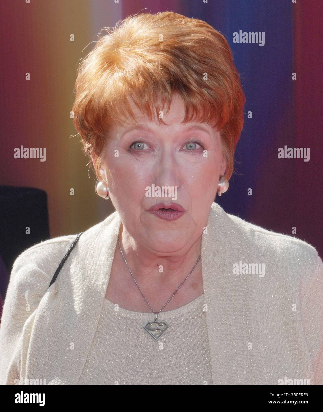 Neva Howell arrives at the Warner Bros. SUPERMAN Los Angeles Premiere ...