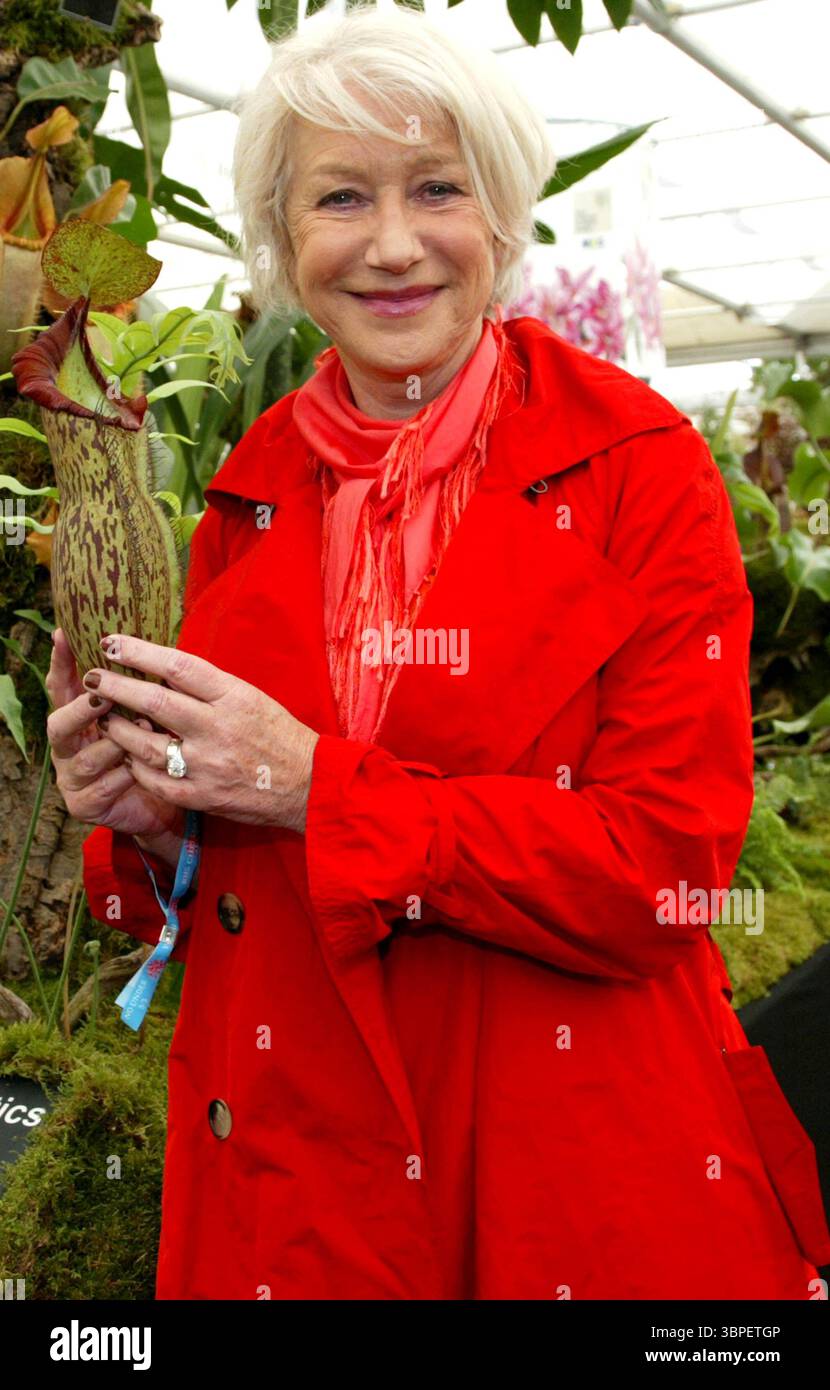 Dame Helen Mirren at the Chelsea Flower Show Press and VIP Day in ...