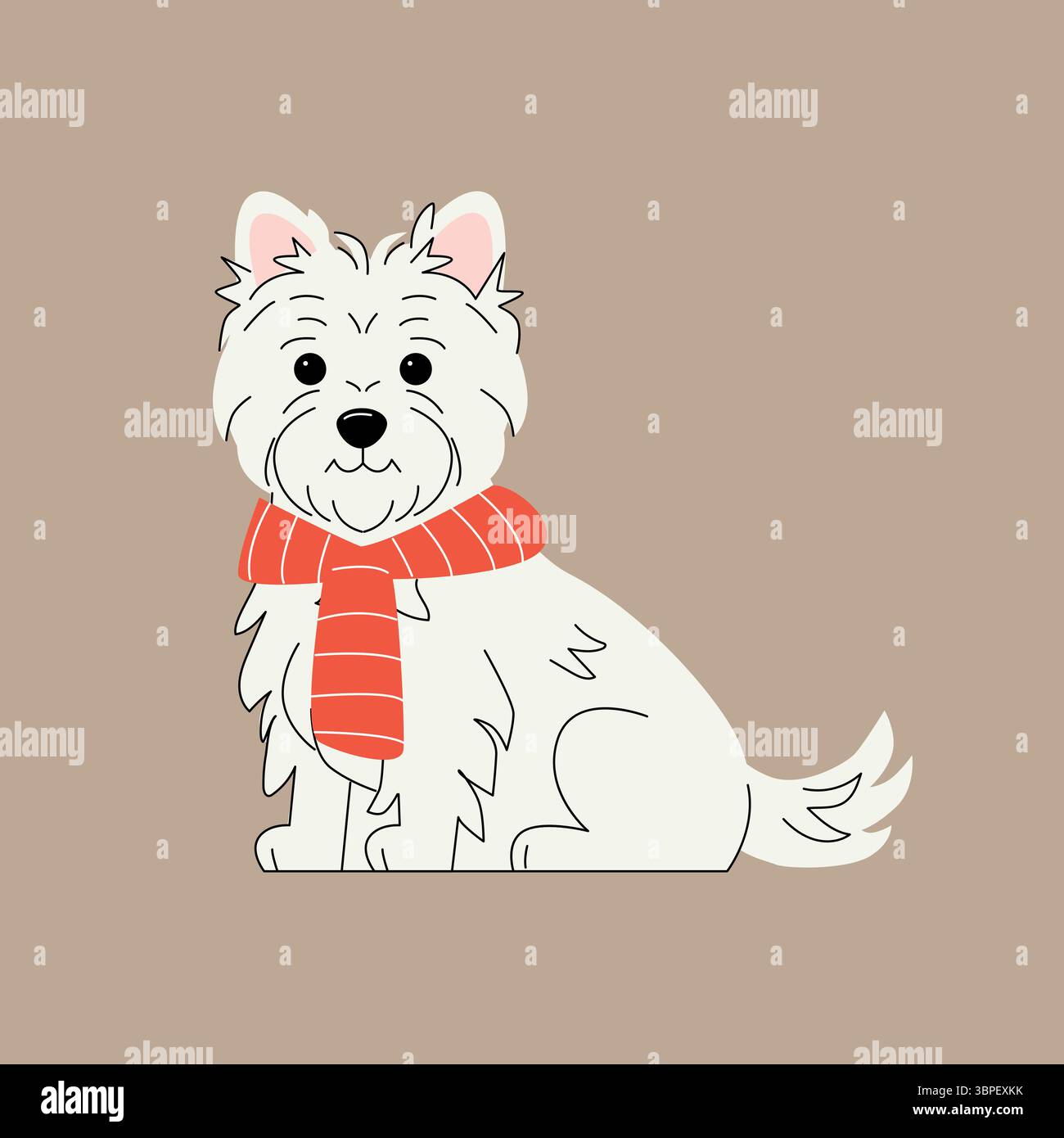 Cute cozy dog breed Stock Vector Images - Alamy