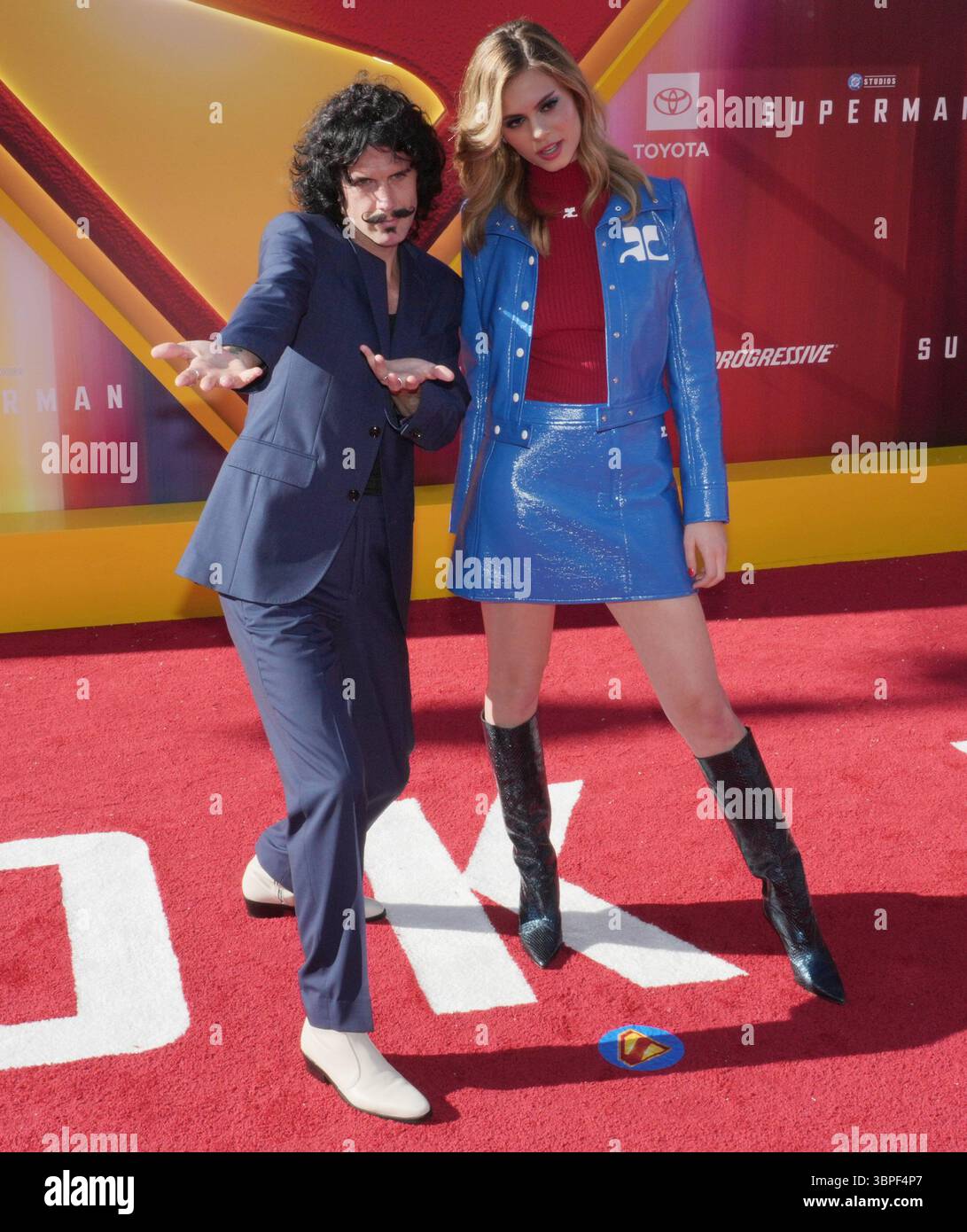 Los Angeles, USA. 07th July, 2025. (L-R) Eric Nally and Lou Lou Safran ...