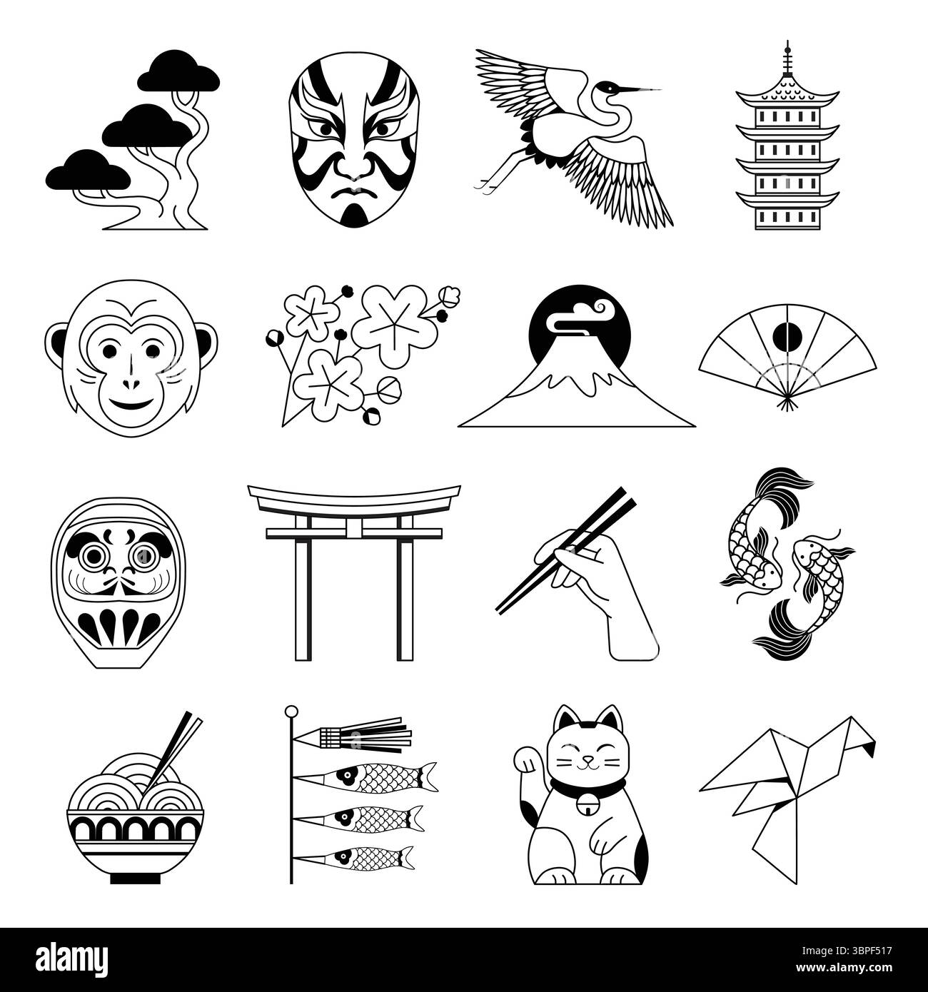Elements of ai vector icons Cut Out Stock Images & Pictures - Alamy