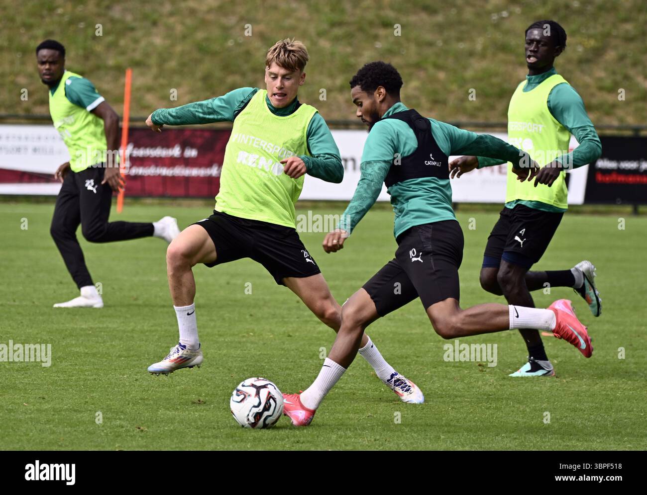 RAAL's Matthis Riou and RAAL's Maxime Xavier Pau pictured in action ...