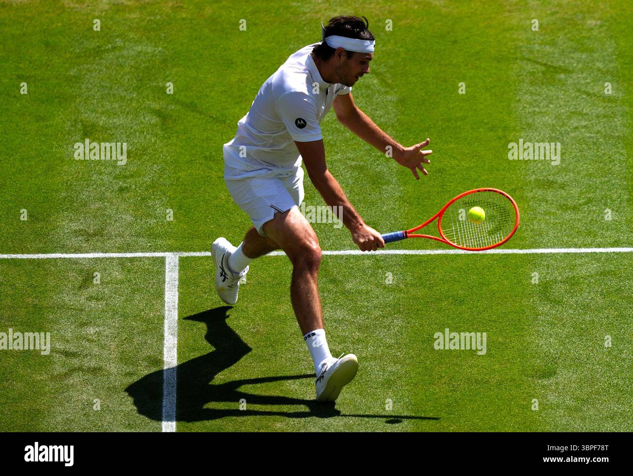 Taylor Fritz during his Gentlemen's Singles match against Karen ...