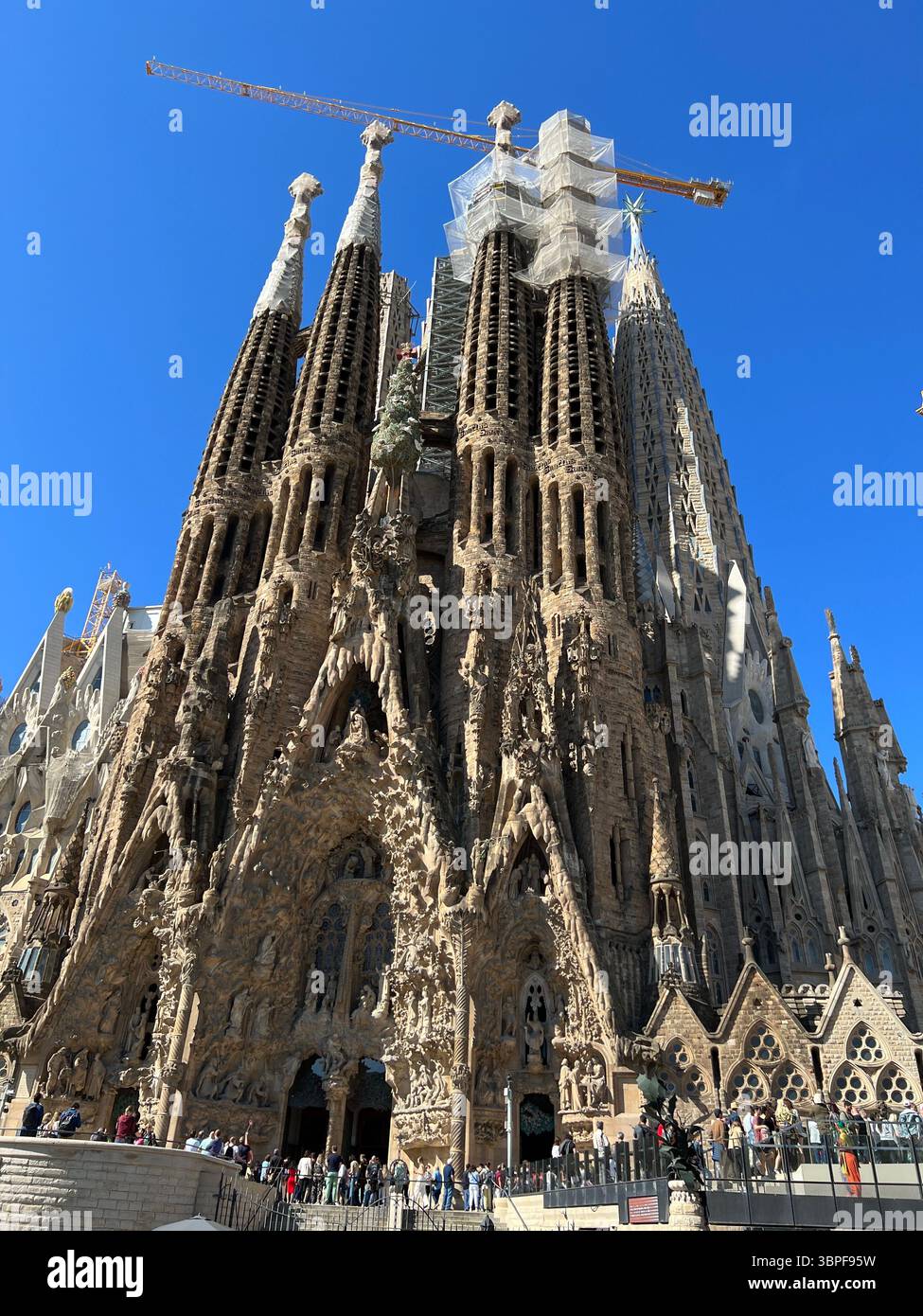 Sagrada familia spires barcelona smartphone stock photos and images - Alamy