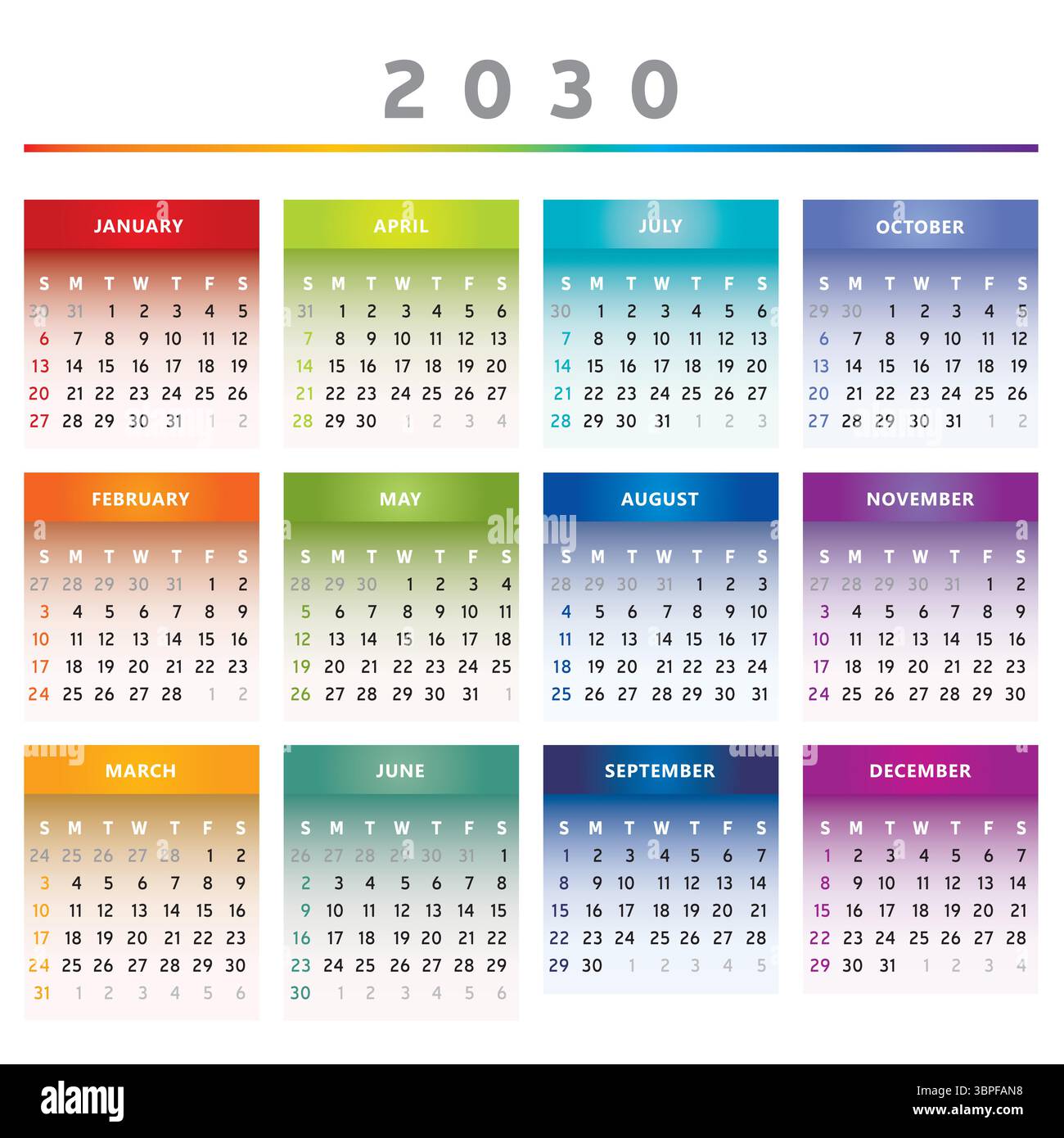 November rainbow Cut Out Stock Images & Pictures - Alamy