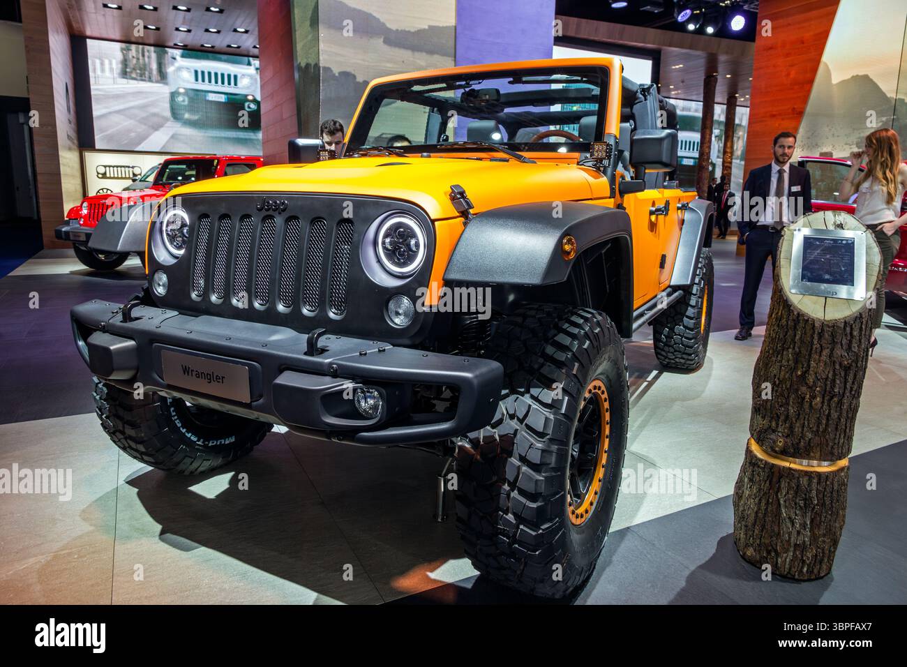 Jeep Wrangler car at the Frankfurt IAA Motor Show. Germany - September ...