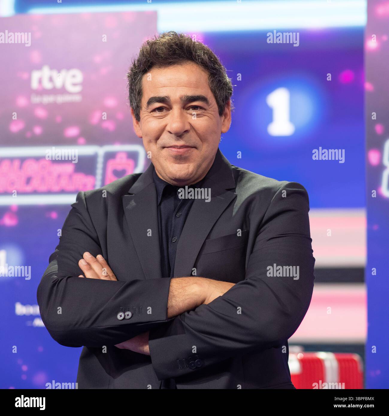 Actor Pablo Chiapella poses during the presentation of the RTVE program ...