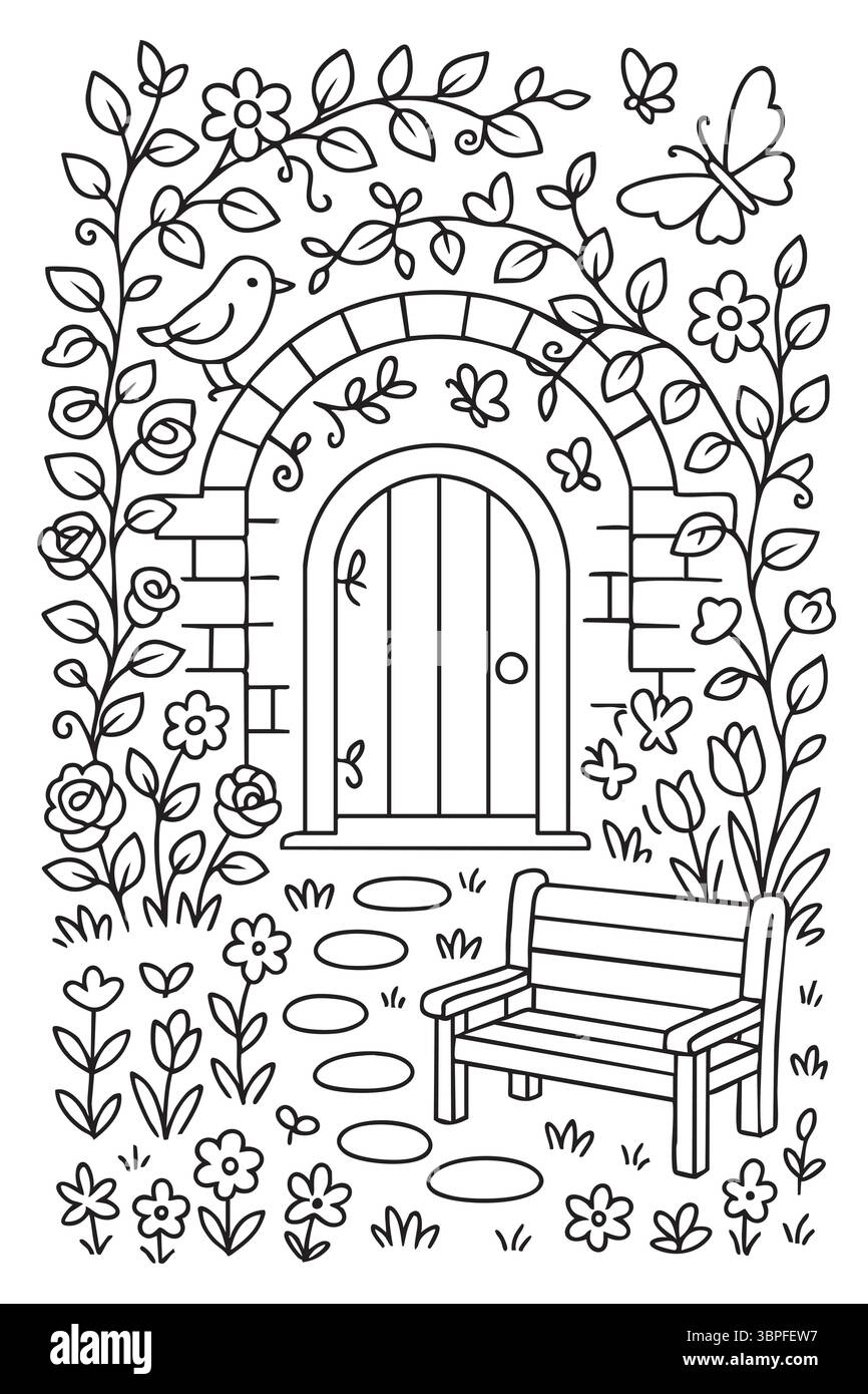 The secret garden Cut Out Stock Images & Pictures - Alamy