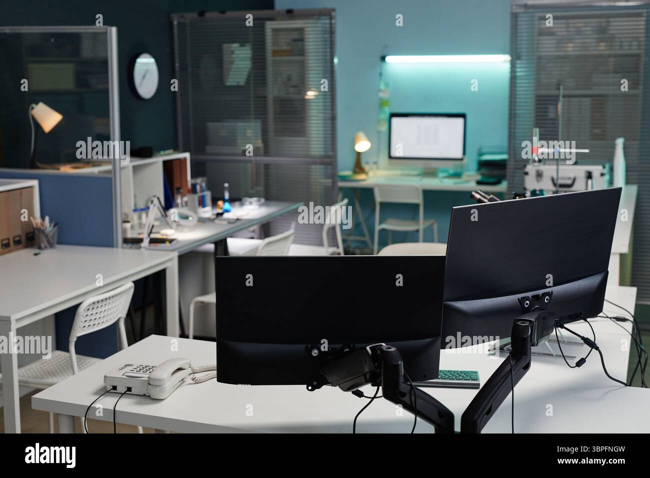 Empty scientific laboratory workspace hi-res stock photography and ...