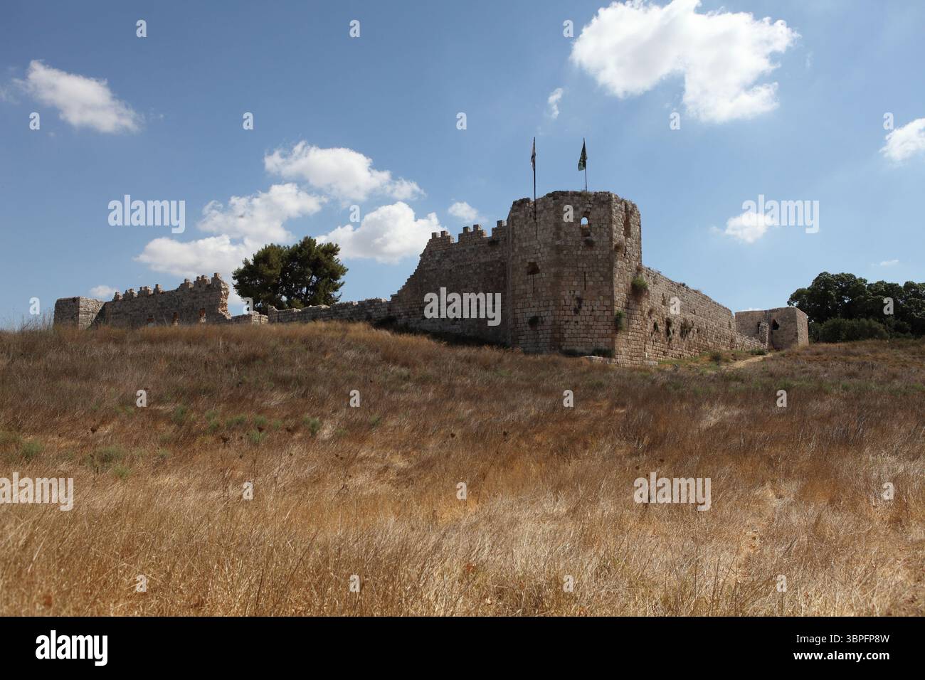 Binar Bashi on Tel Afek or Aphek a ruined 16th century Ottoman fortress ...