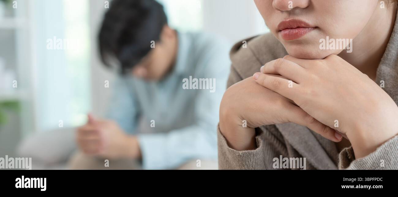 Divorce and quarrels. couples are desperate and disappointed after ...