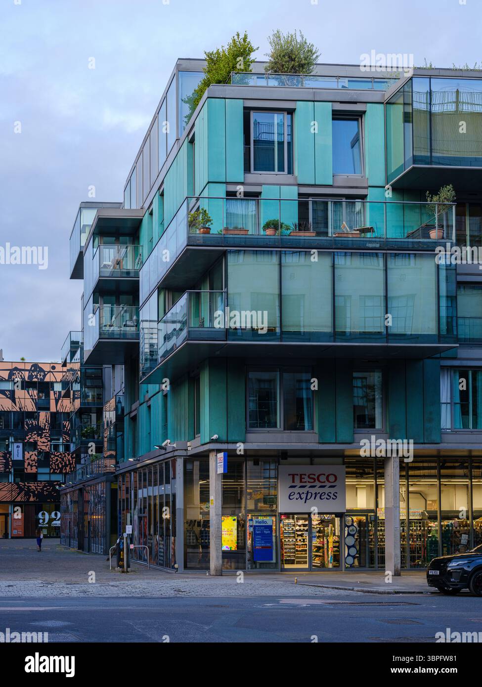 United Kingdom, London, 09 Jul 2025. Contemporary residential building ...