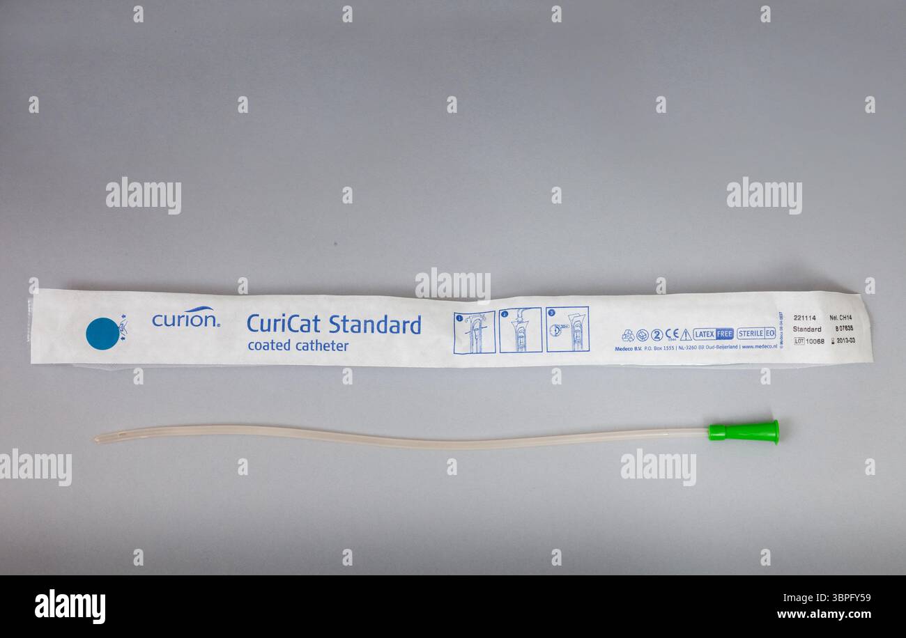 In urinary catheterization a latex, polyurethane, or silicone tube ...