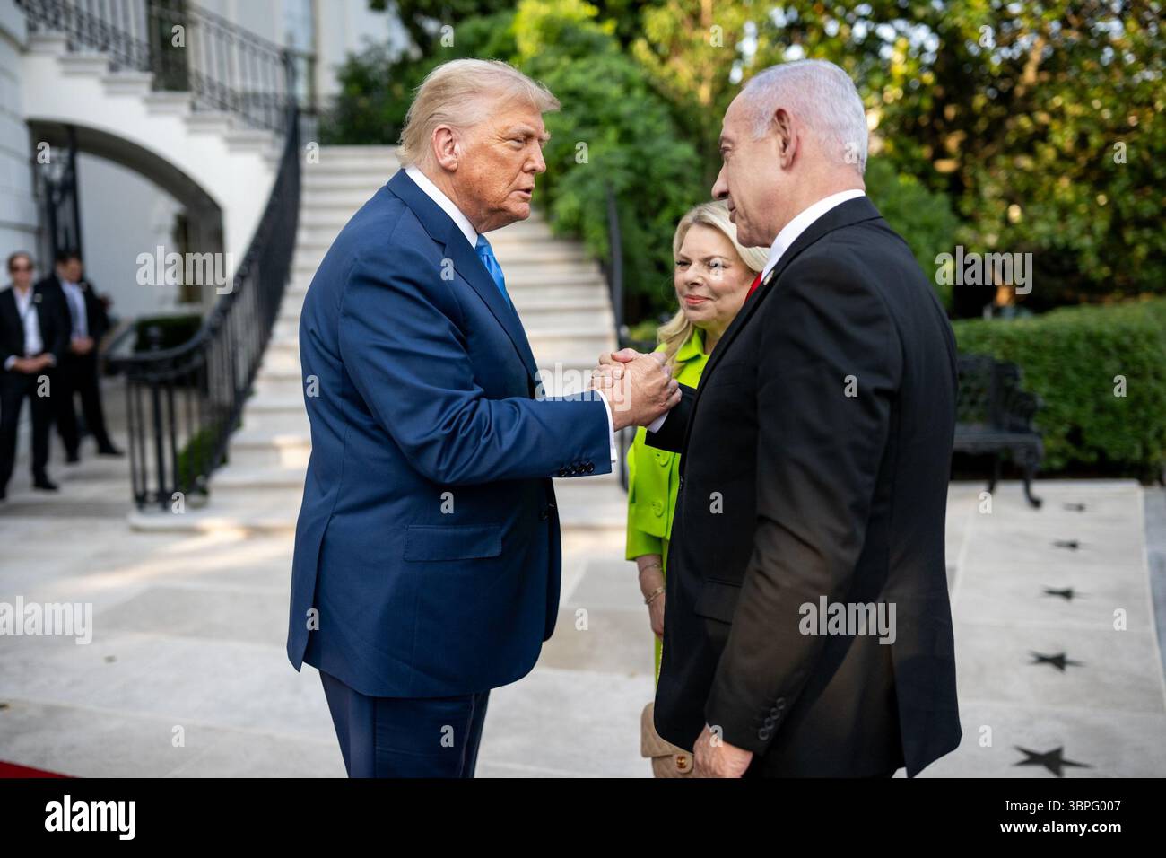 Donald trump benjamin netanyahu hi-res stock photography and images - Alamy