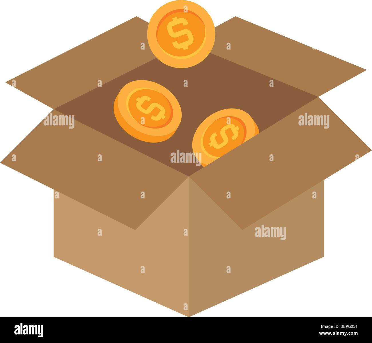 Cardboard boxicon hi-res stock photography and images - Alamy