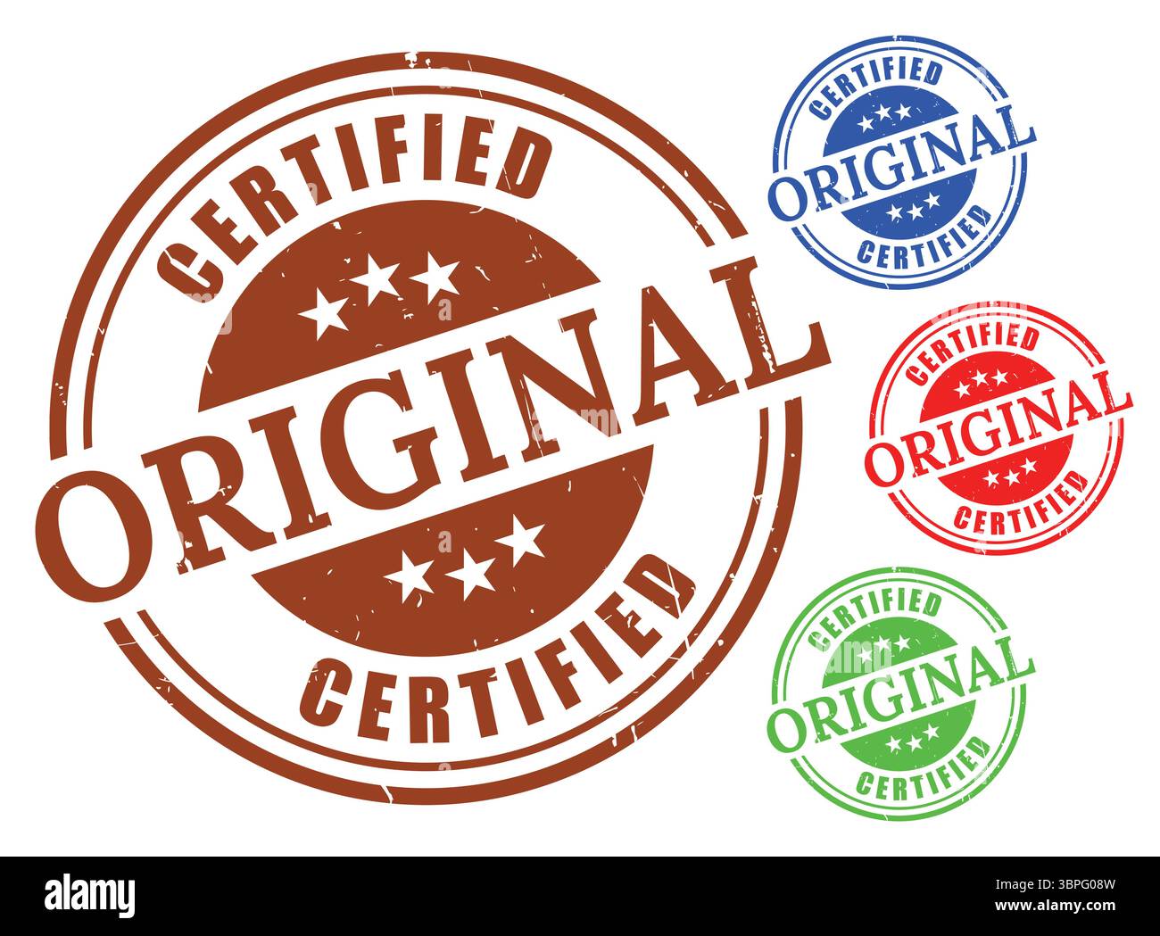 A Authentic Product Certification Badges, Original Guarantee Stamp Pack ...