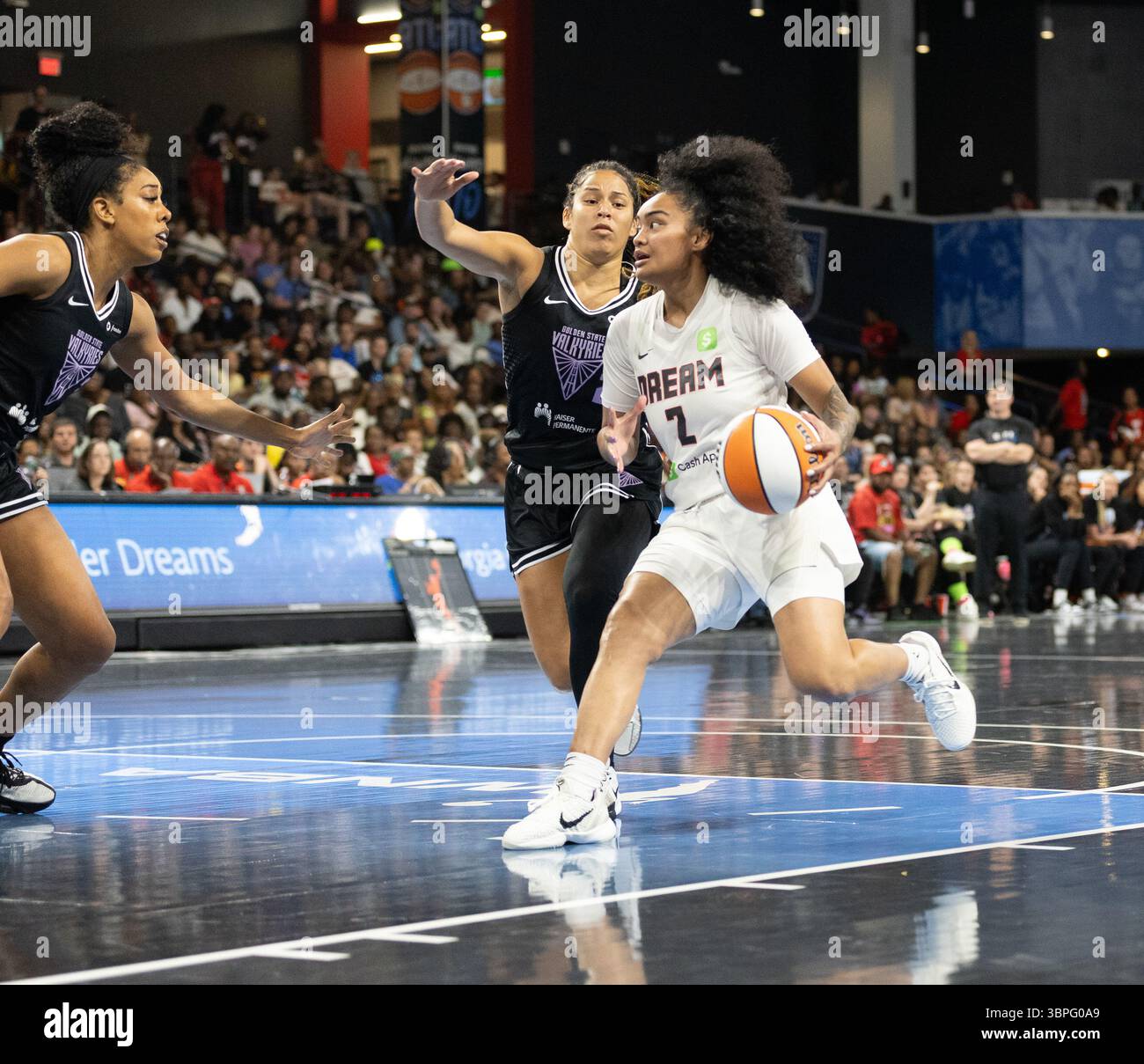 Golden State Valkyries take on Te-Hina Paopao and the Atlanta Dream at ...