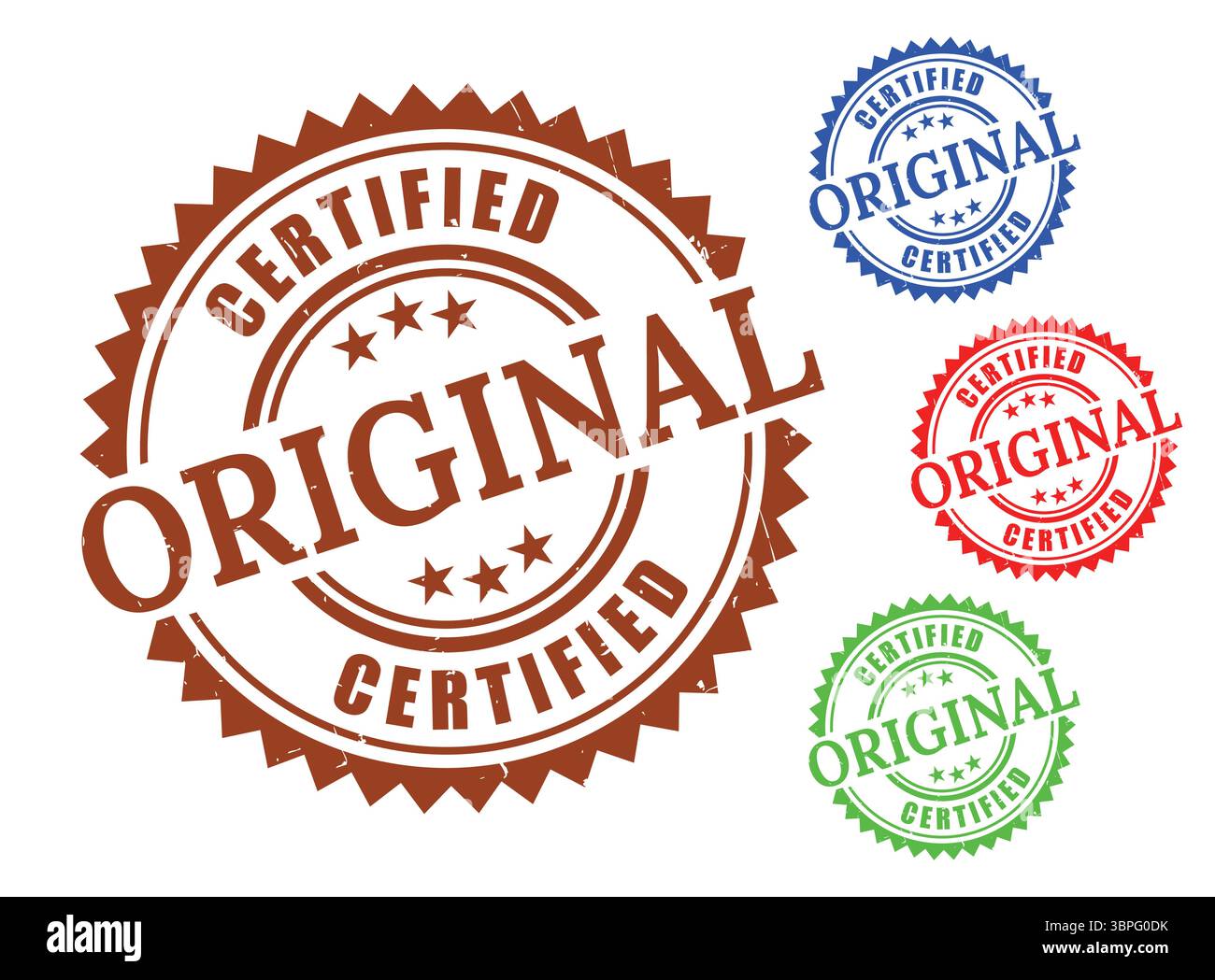 A Authenticity Verified Badges, Certified Original Product Vector Set ...