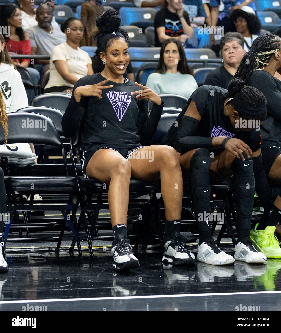 Monique Billings and the Golden State Valkyries take on the Atlanta ...