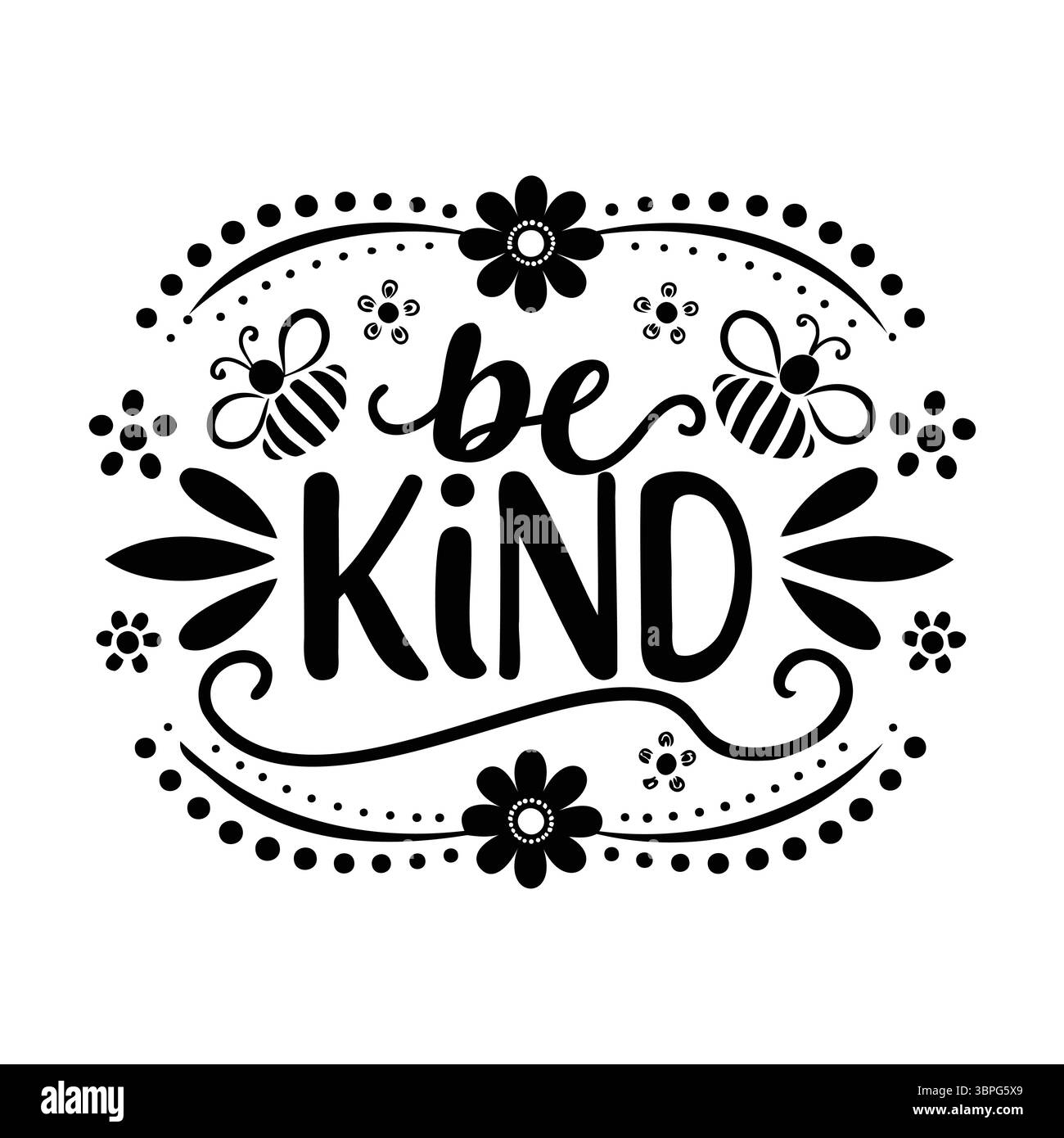 Positive vibes svg Stock Vector Images - Alamy