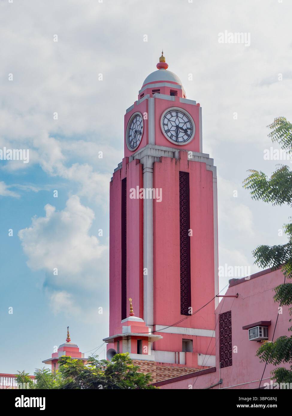 0924 2022 Vintage Old Art Deco deasign Clock Tower, Of Geeta Mandir ...