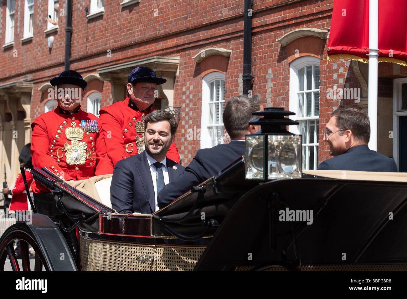 Windsor, Berkshire, UK. 8th July, 2025. Senior French officials and ...