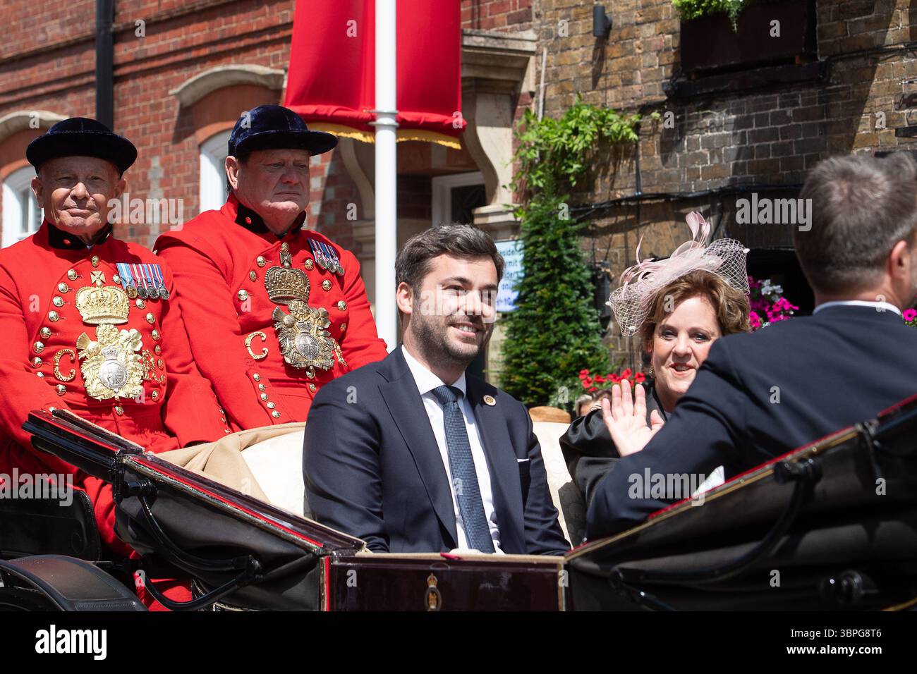 Windsor, Berkshire, UK. 8th July, 2025. Senior French officials and ...
